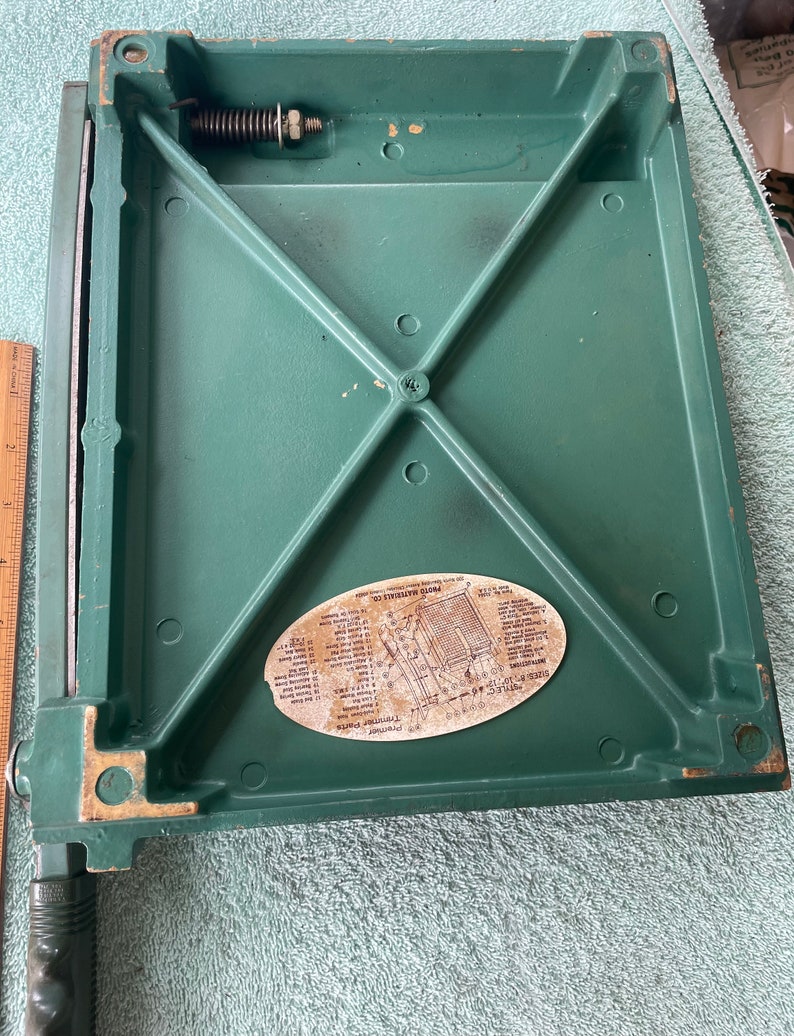Vintage Premier Guillotine Paper Cutter 1950s Made in Chicago - Etsy
