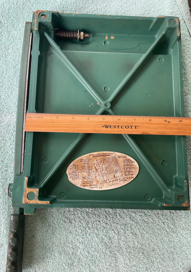 Vintage Premier Guillotine Paper Cutter 1950s Made in Chicago - Etsy