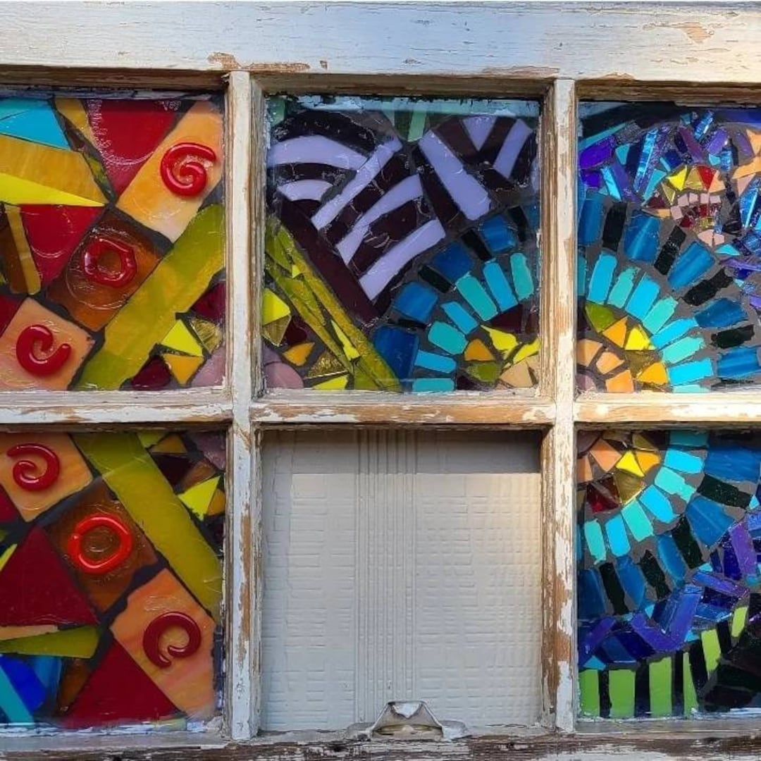Vintage Window Mosaic - Etsy