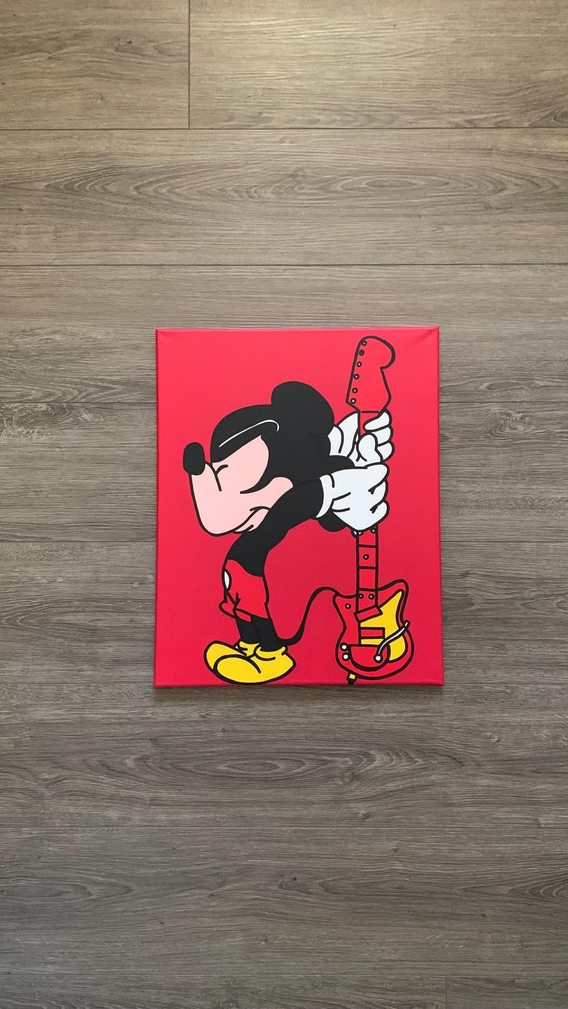 Mickey Acrylic Painting - Etsy