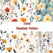 Seamless Flower Digital Paper | Seamless Floral Collage Pattern ...