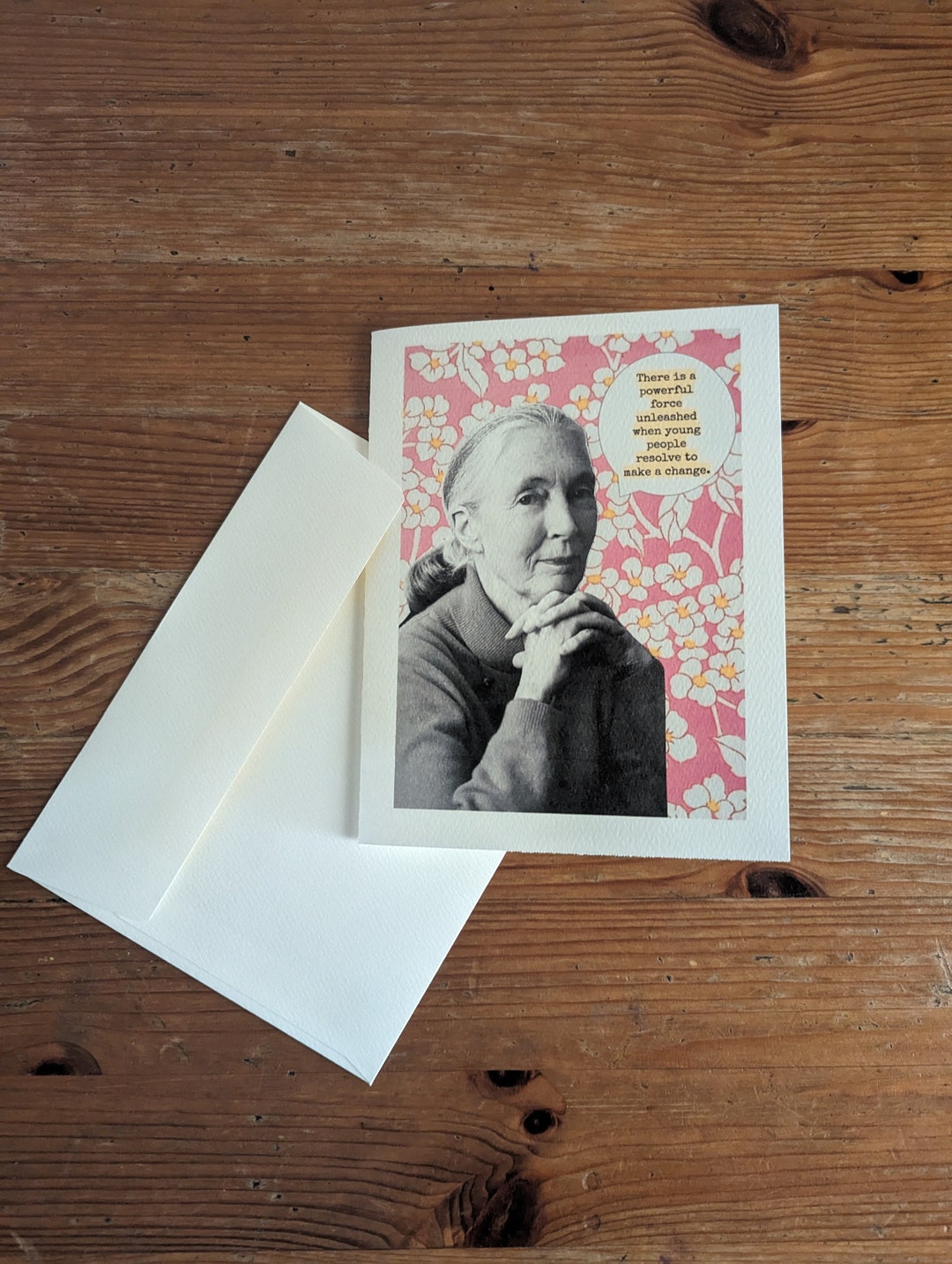 Jane Goodall Congrats Card - Etsy