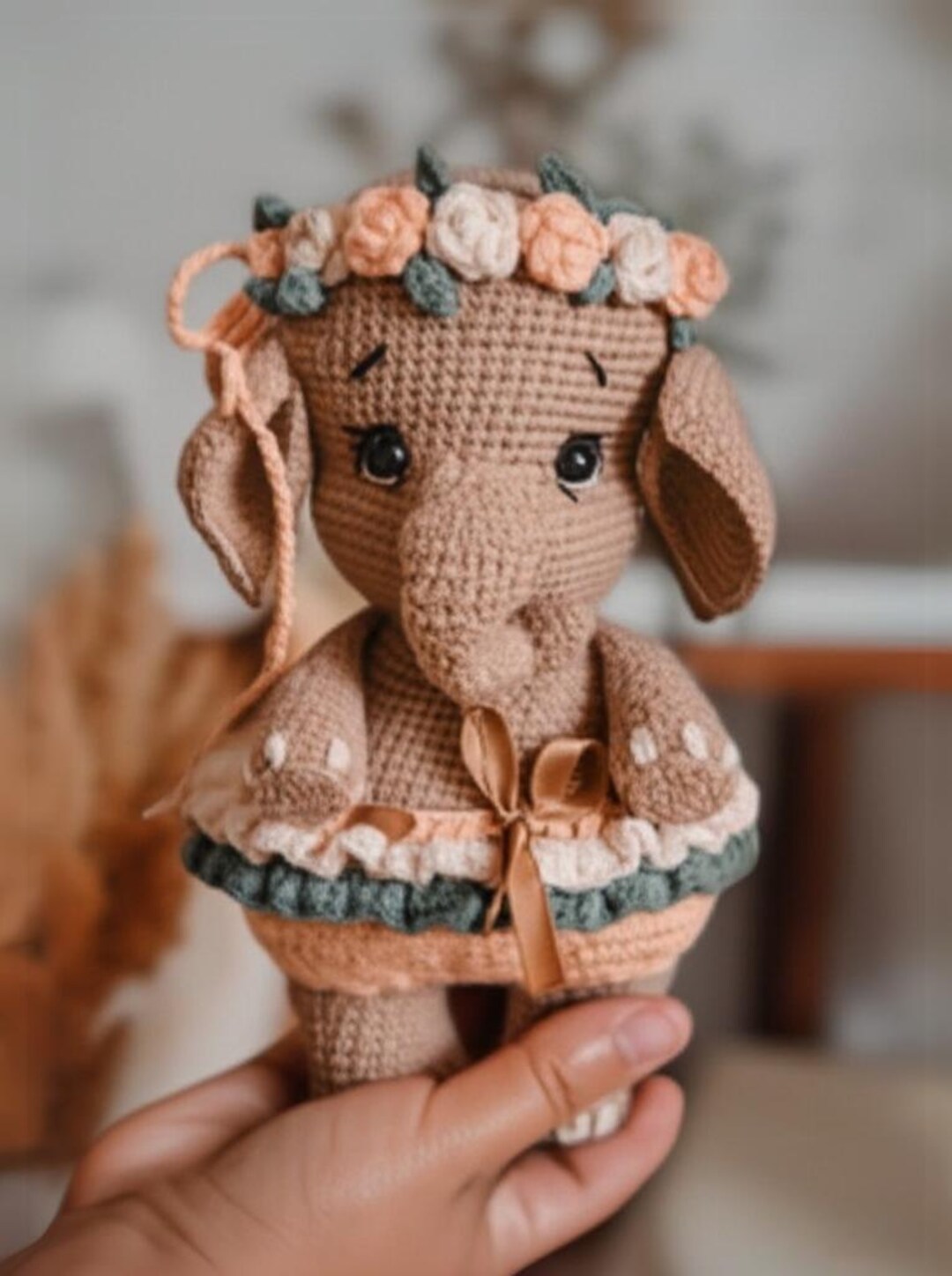 Amigurumi Sweet Elephant Crochet Pattern | Crochet Sweet Elephant ...