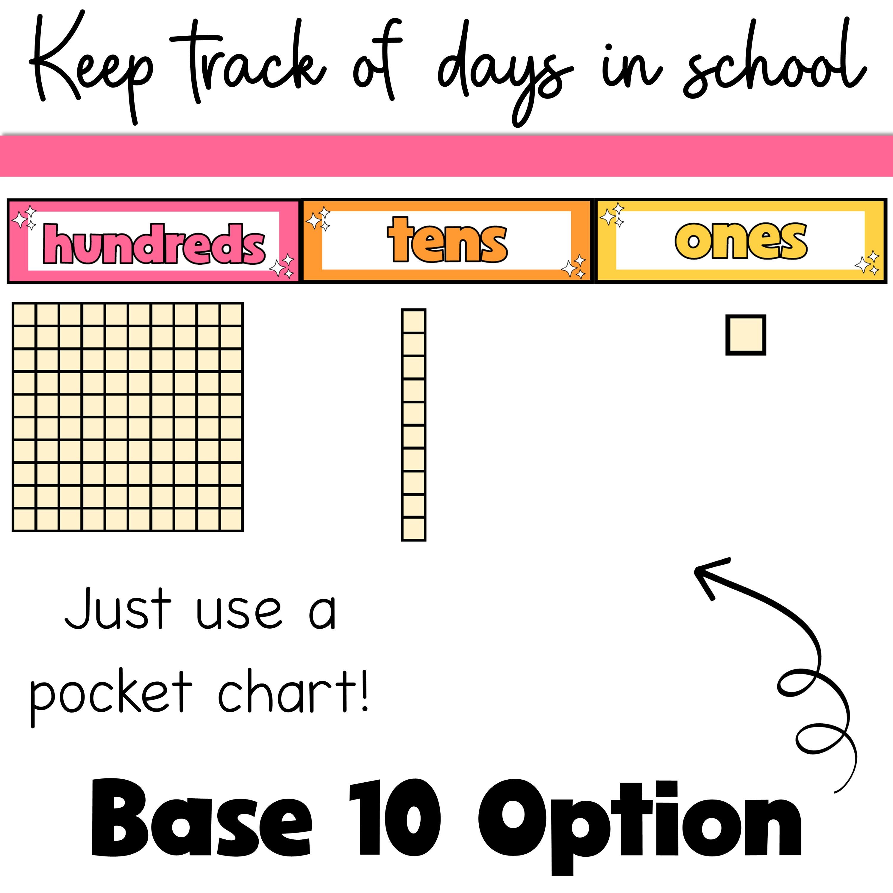 How Many Days Have We Been in School? Shine Bright Ten Frames Counting ...