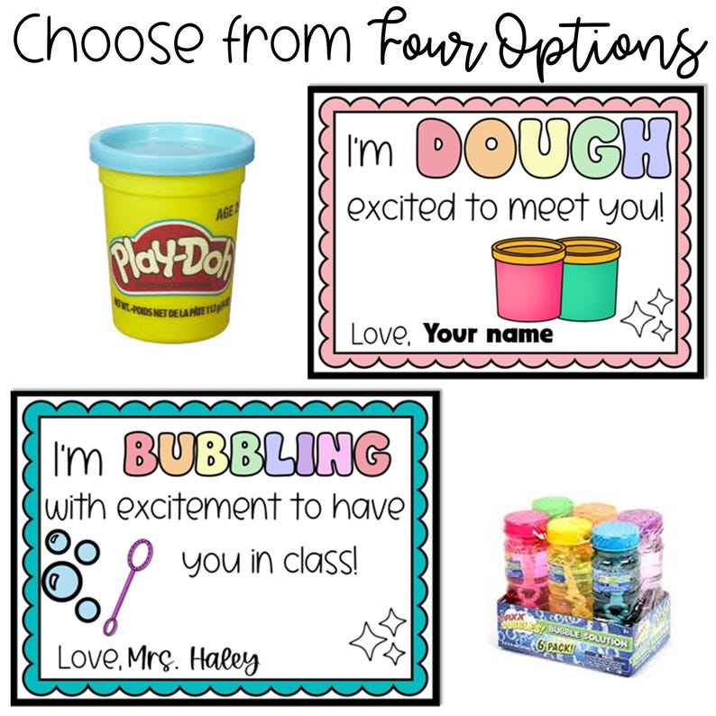 Back to School Student Gift Tags | Meet the Teacher Open House | Simple ...