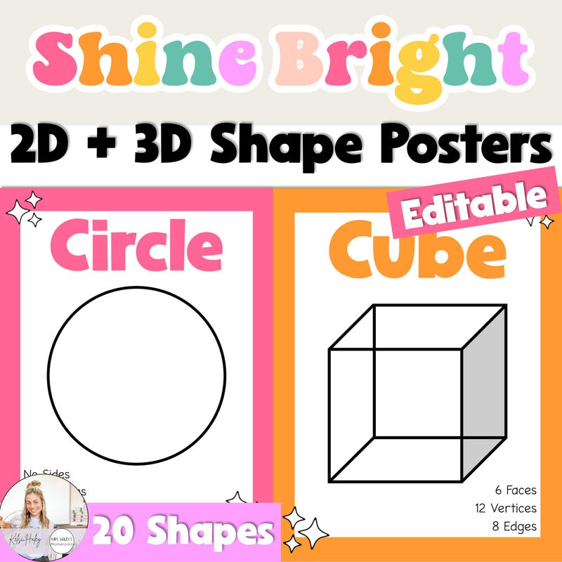 Shapes Anchor Chart - Etsy