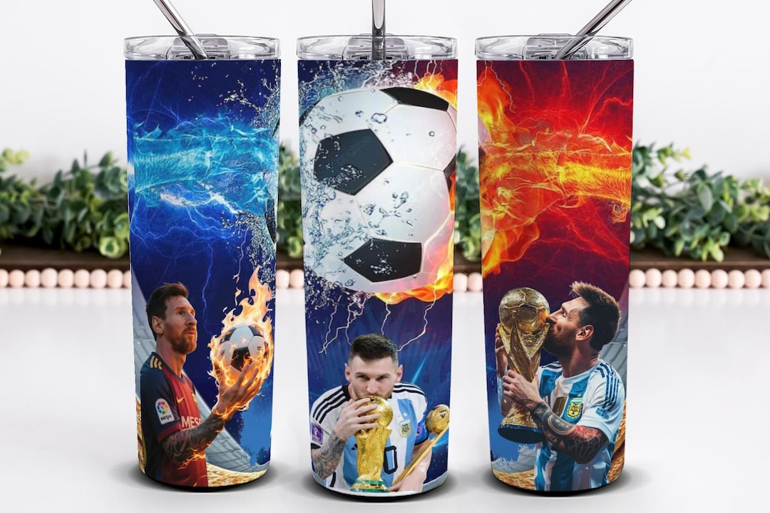 Lionel Messi Tumbler Wrap, 20oz Soccer Design Digital File Download - Etsy