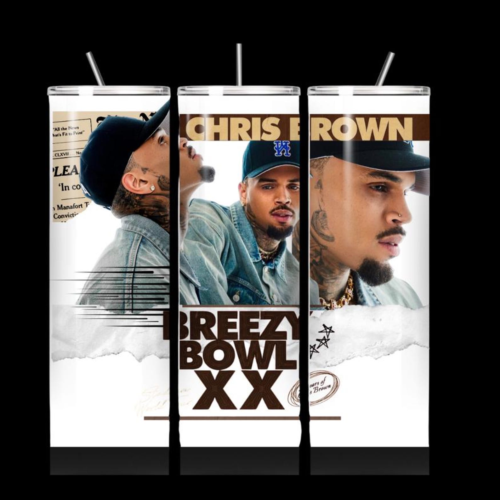Breezy Bowl Digital Print PNG & PDF File Included | Bootleg Chris Brown ...