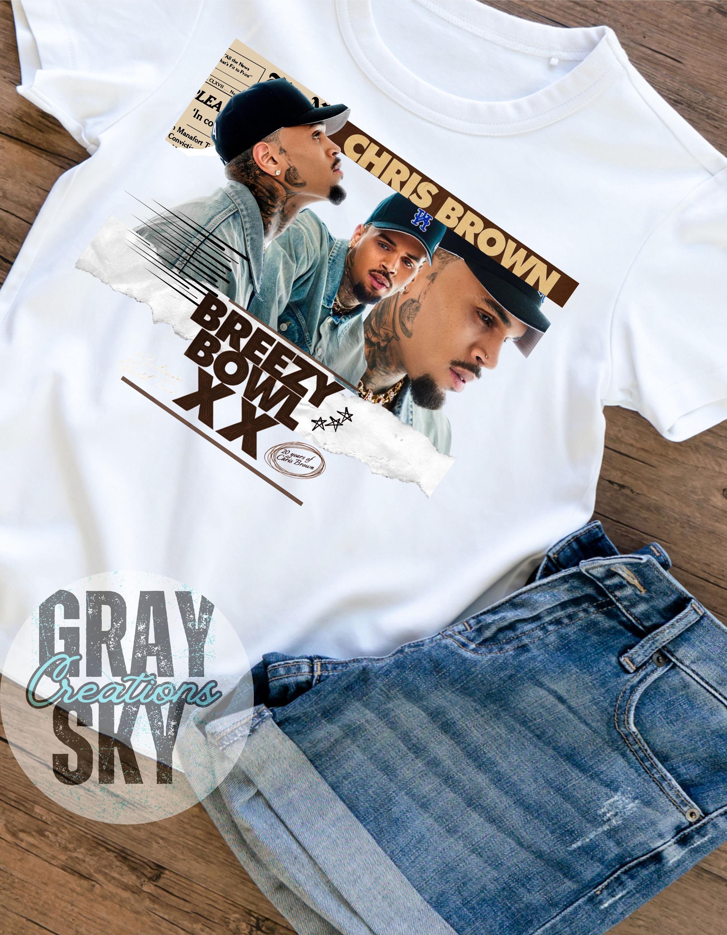 Breezy Bowl Digital Print PNG & PDF File Included | Bootleg Chris Brown Design - Etsy