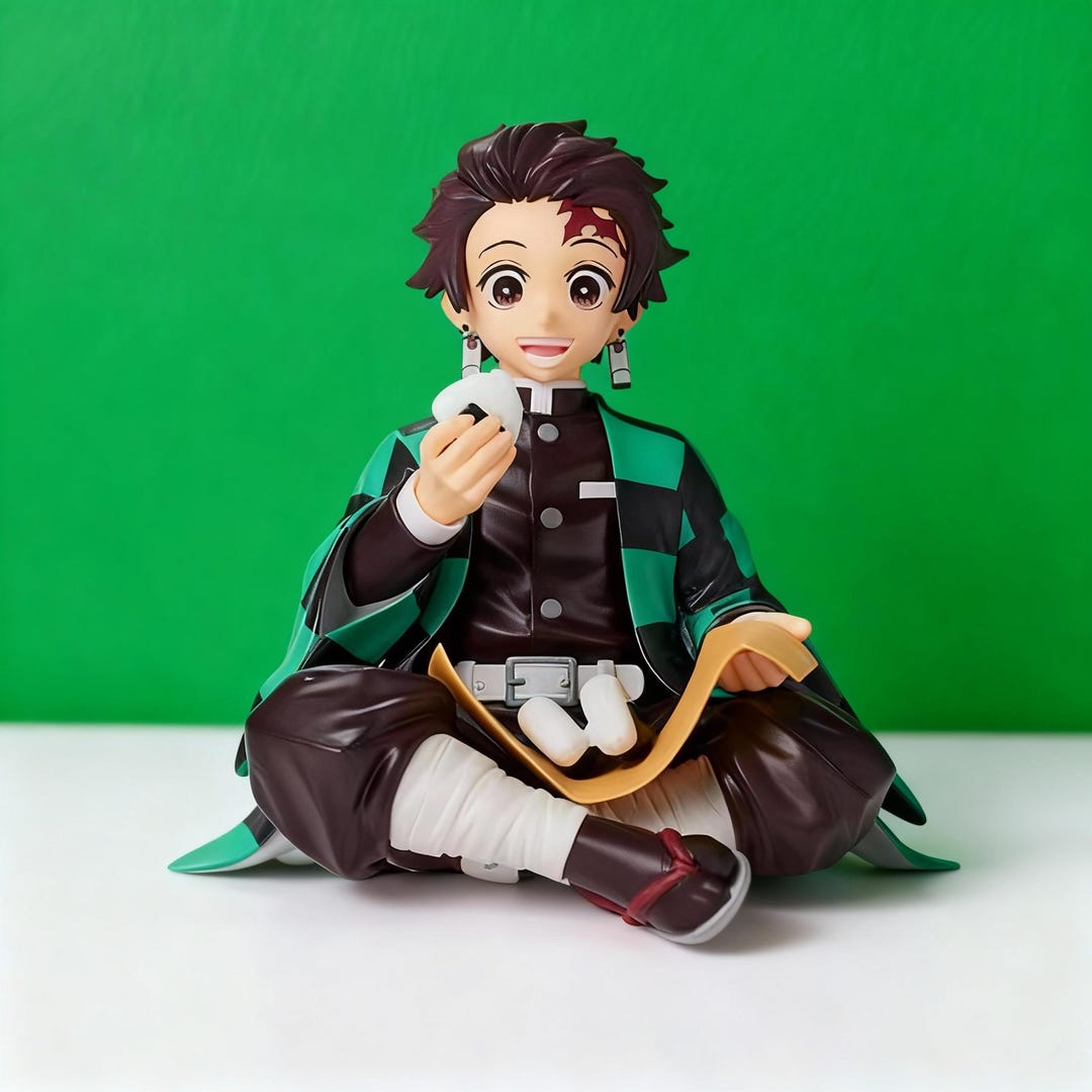 Demon Inspired Anime Main Character Mini Figure, Sibling Main Character ...