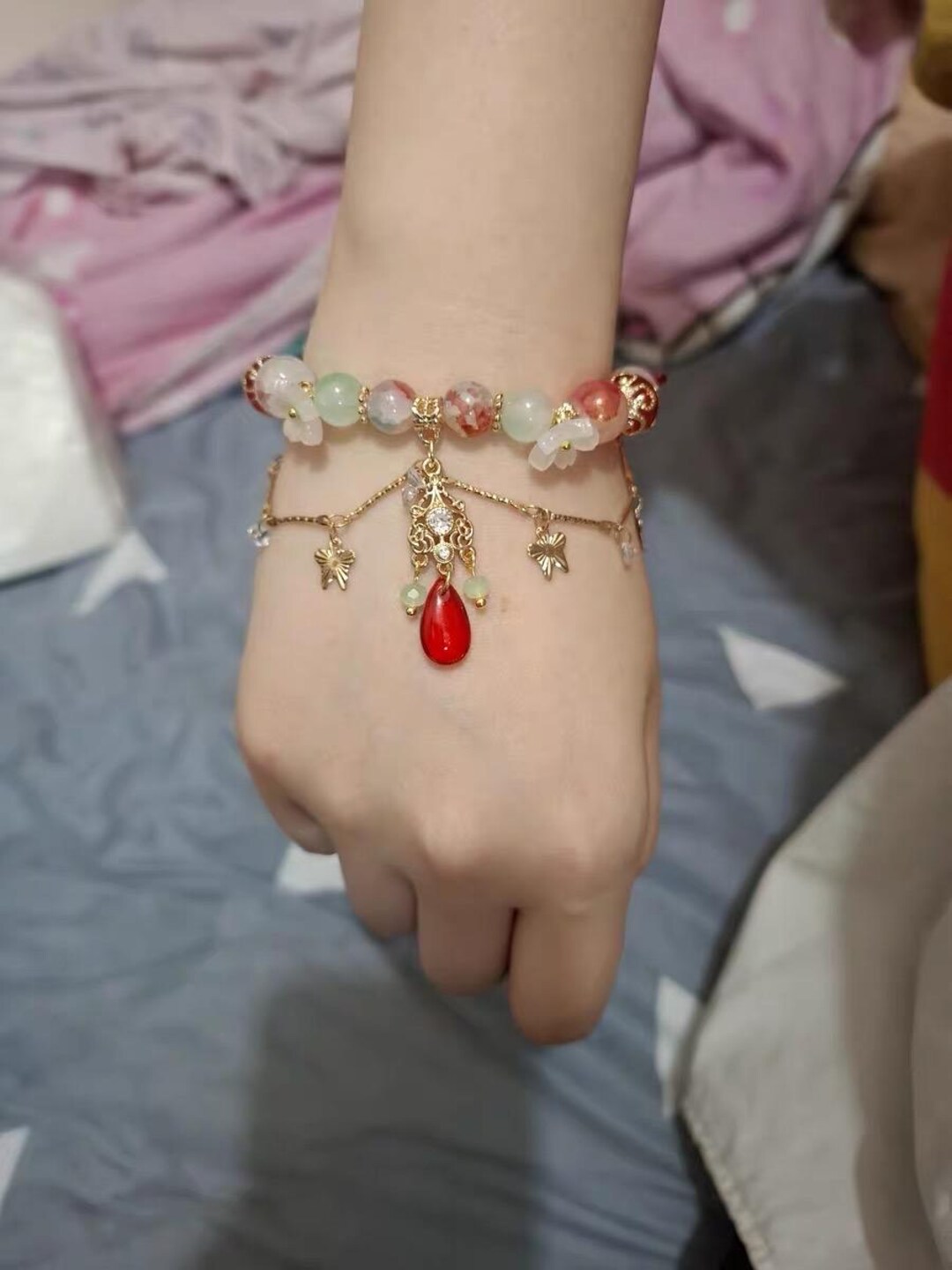TGCF Heaven Official’s Blessing Fan Made Bracelet, Local Design ...