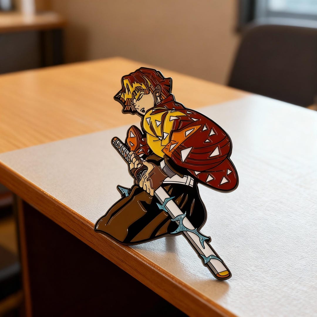 Demon Inspired Anime Character Pin Thunder Boy - Good for Gift ...