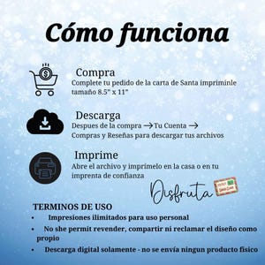 Carta Para Santa Imprimible – Lista De Deseos Para Niños, Descarga ...