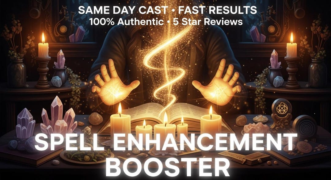 Spell Enhancement Booster | Supercharge Your Spells & Intentions - Etsy