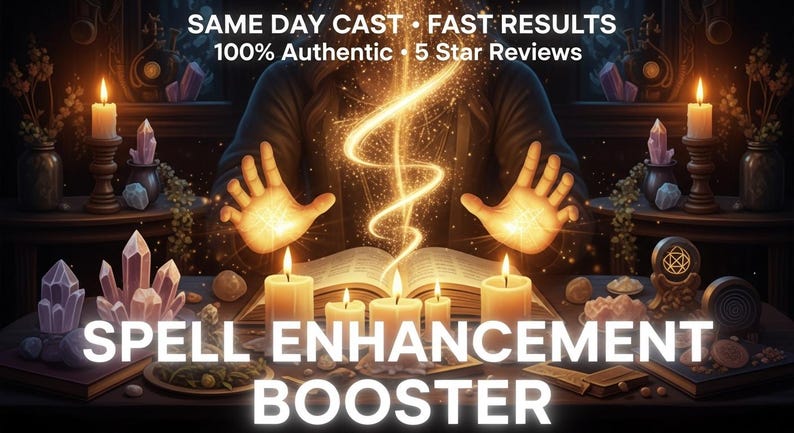 Spell Enhancement Booster | Supercharge Your Spells & Intentions - Etsy