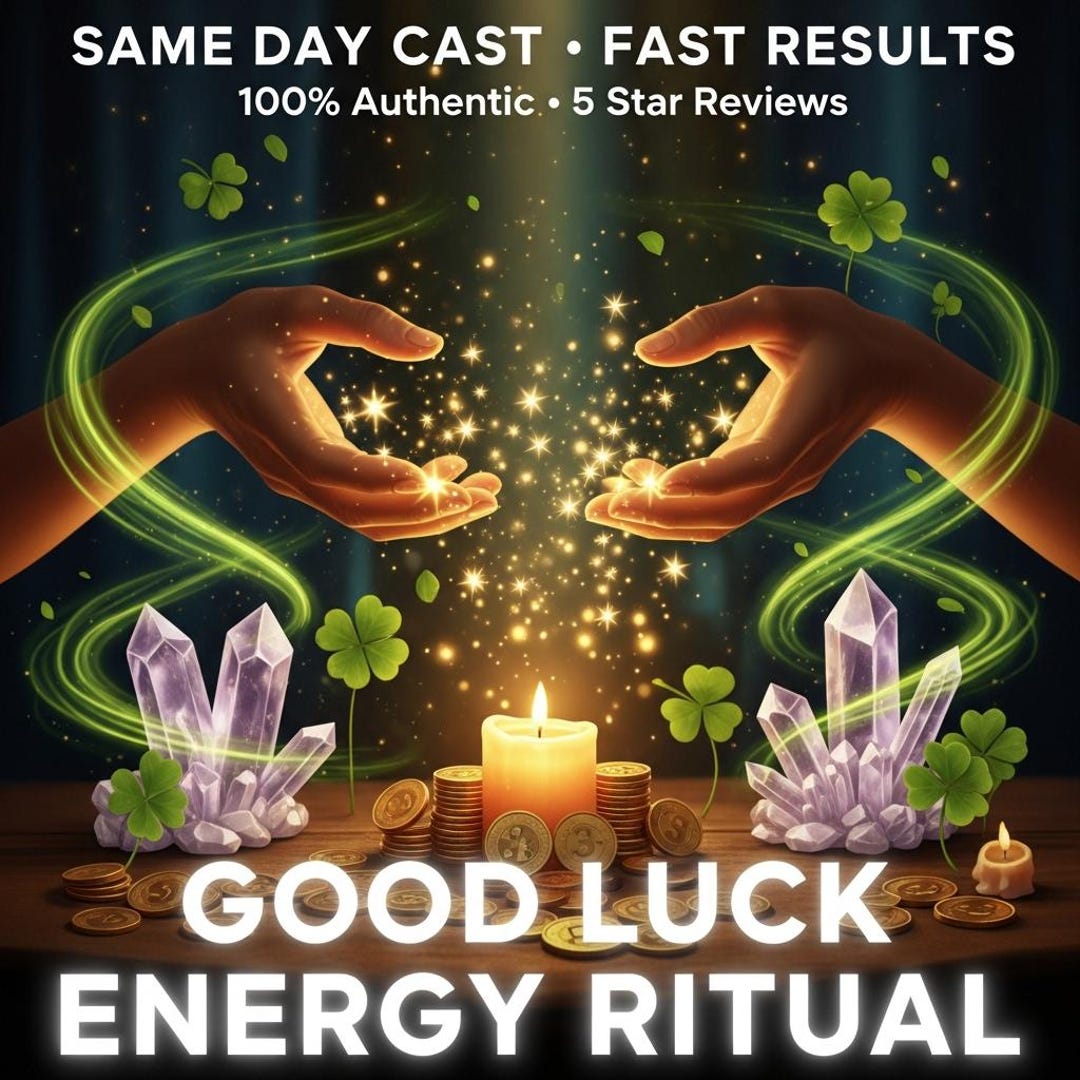Good Luck Energy Ritual | Invite Abundance, Success & Positive Flow - Etsy