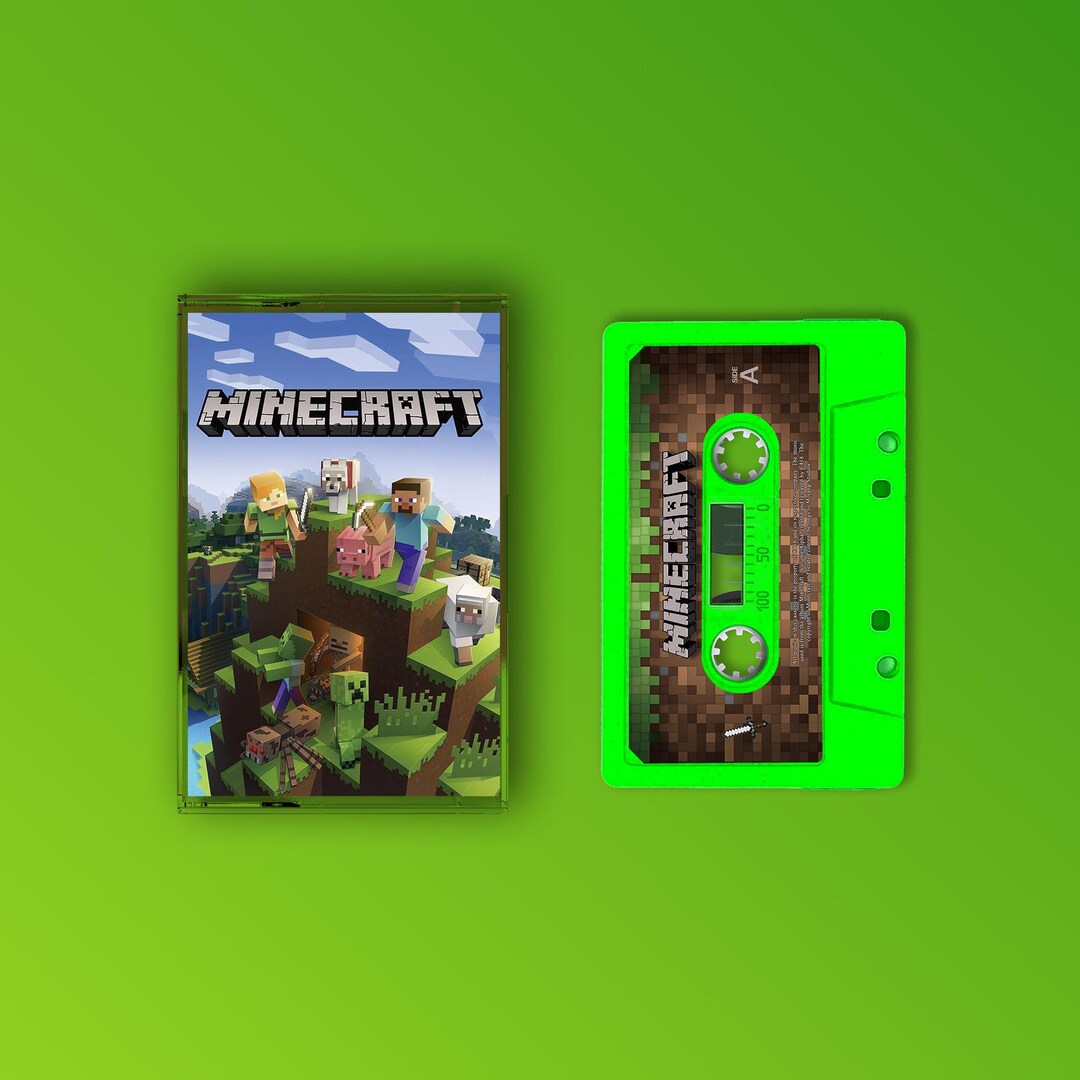 Minecraft Fanmade Cassette — Retro Game Soundtrack Tape - Etsy