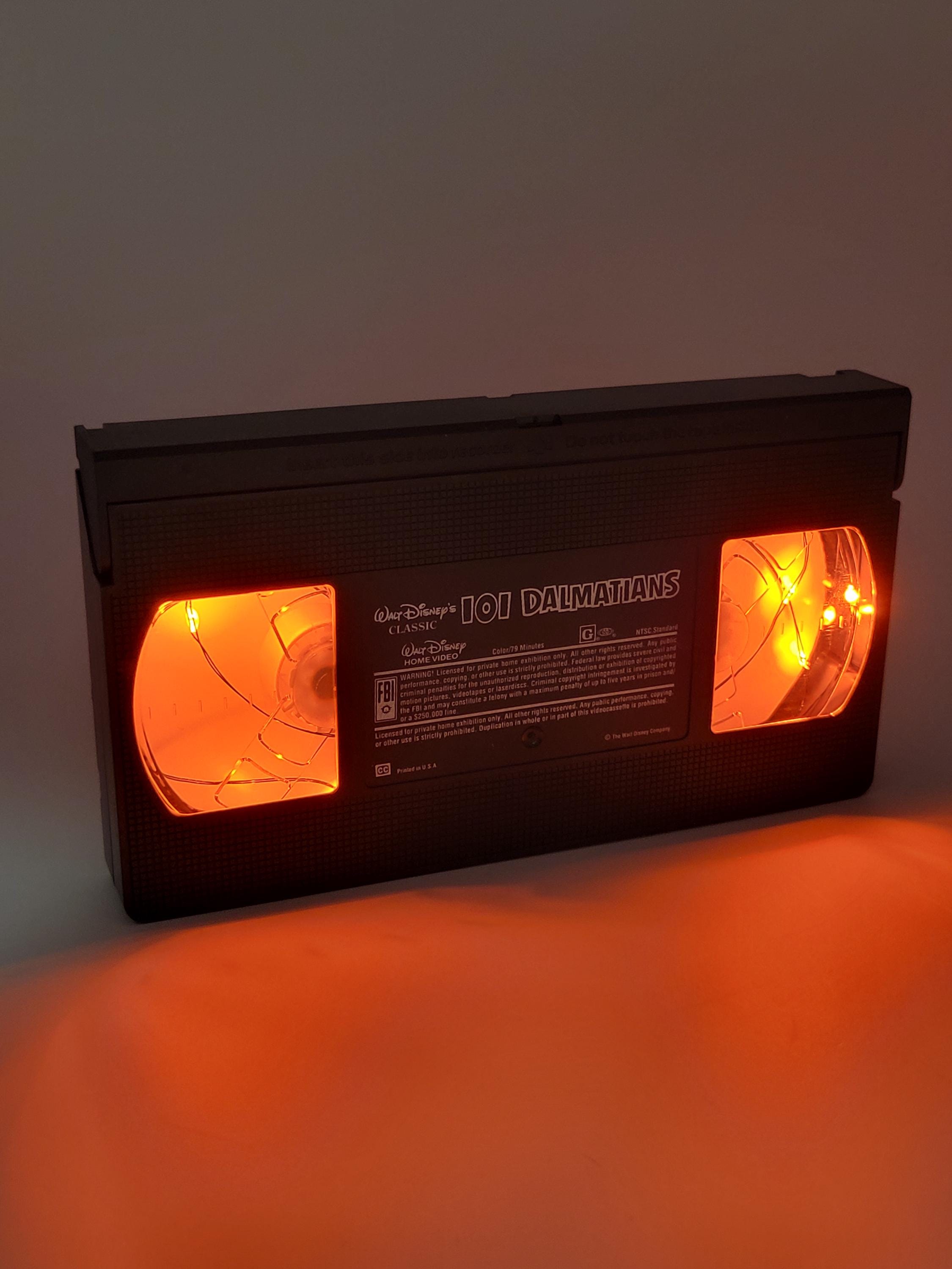 Upcycled Lighted VHS Tape • Retro Movie Room Decor • 90s Nostalgia ...