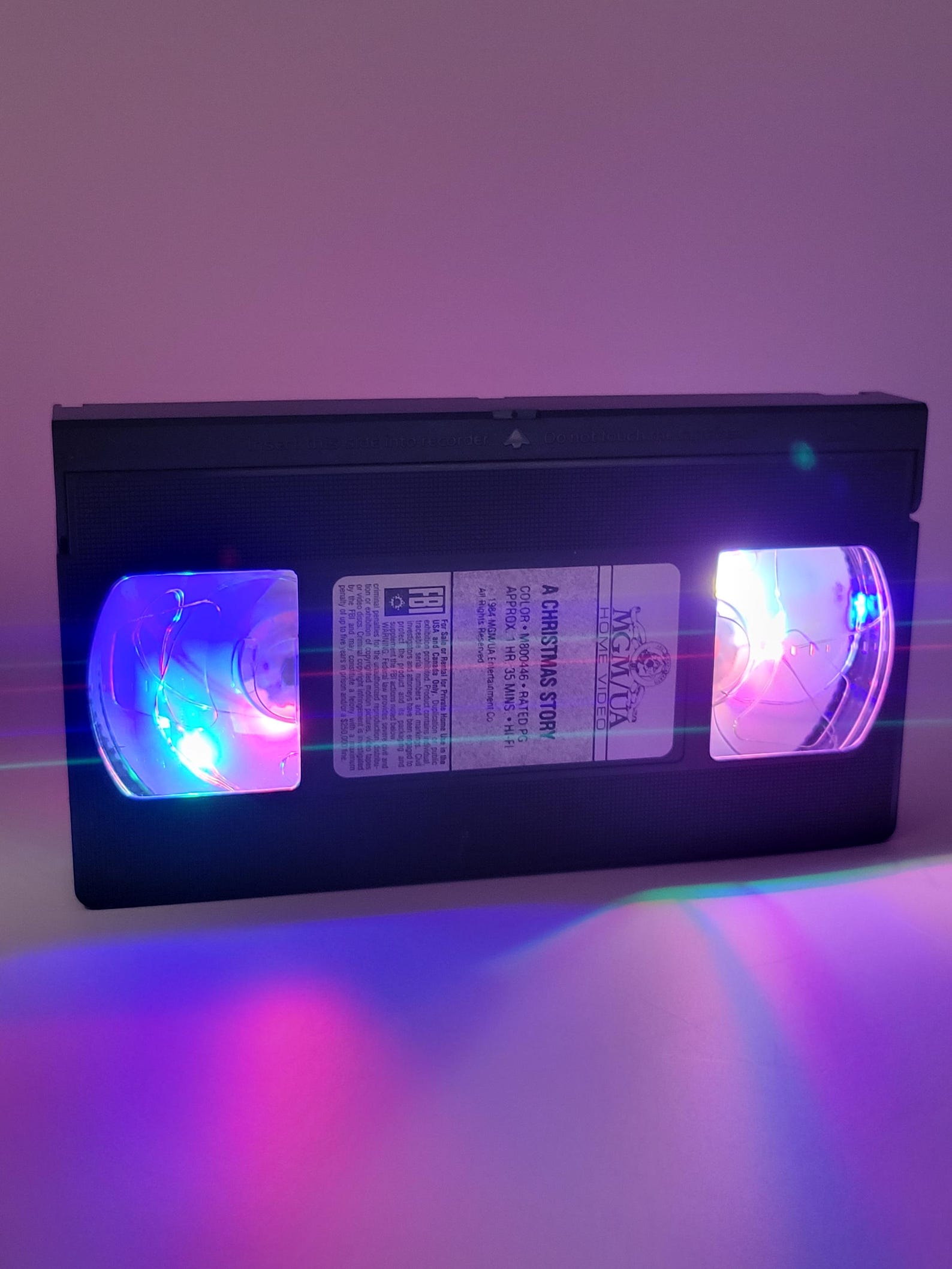 Upcycled Lighted VHS Tape • Retro Movie Room Decor • 90s Nostalgia ...