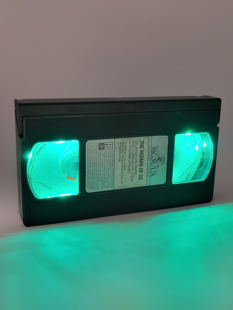 Upcycled Lighted VHS Tape • Retro Movie Room Decor • 90s Nostalgia ...