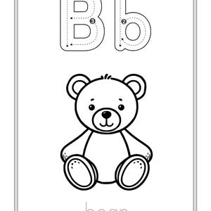 Printable Alphabet Color Book - Etsy