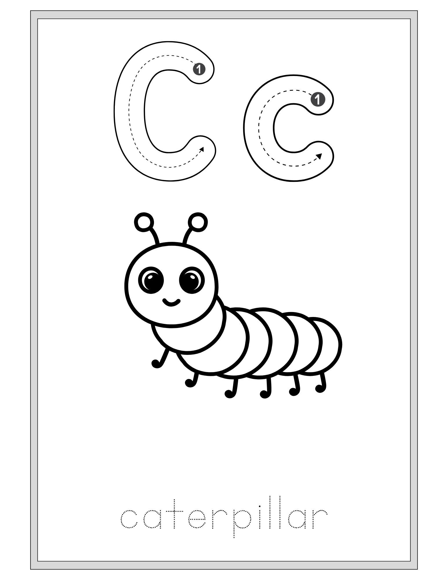 Printable Alphabet Color Book - Etsy