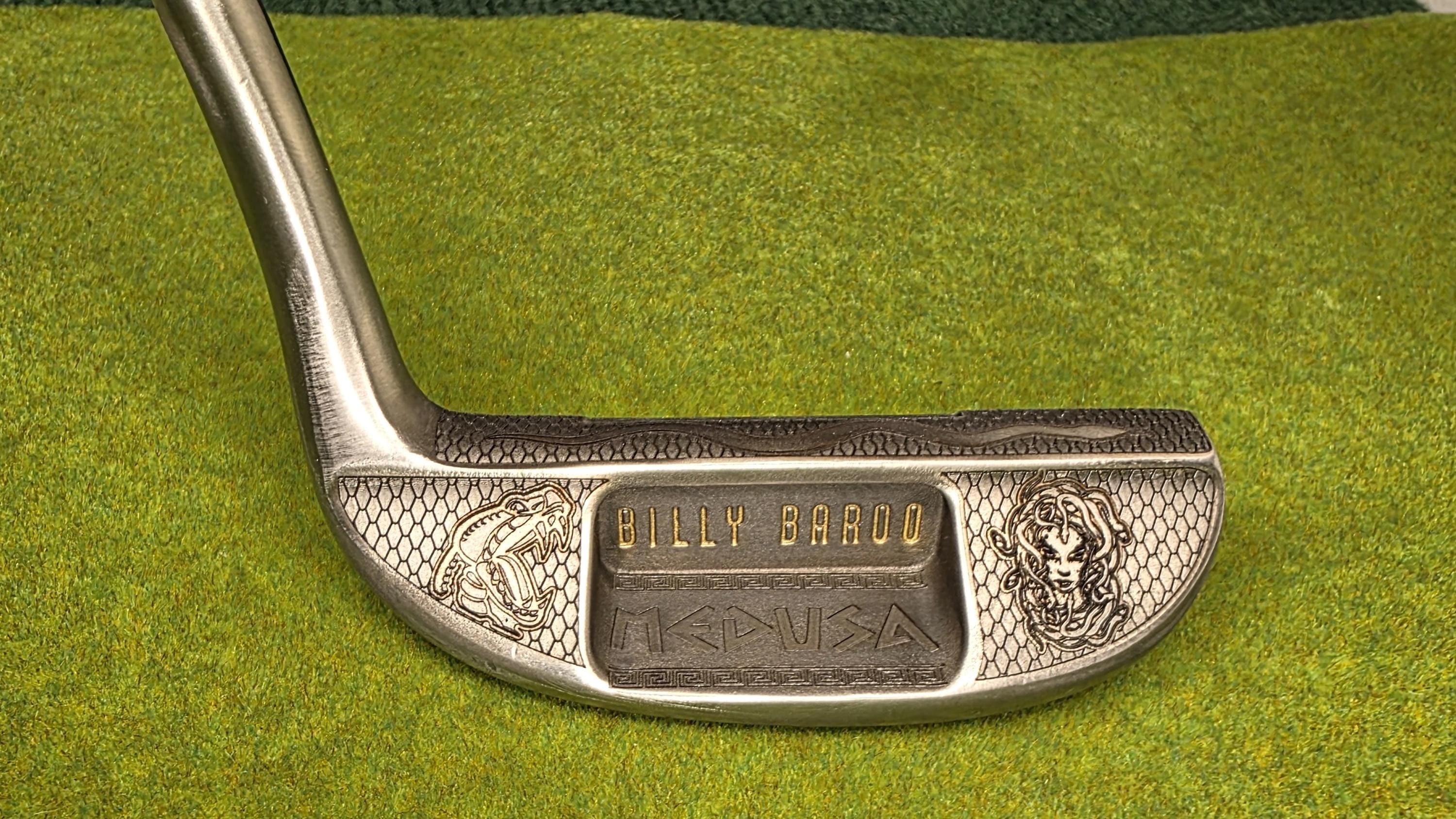 Medusa Engraved Ray Cook Putter – Billy Baroo Mythology Golf ...