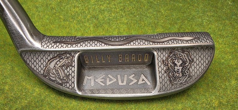 Medusa Engraved Ray Cook Putter – Billy Baroo Mythology Golf ...