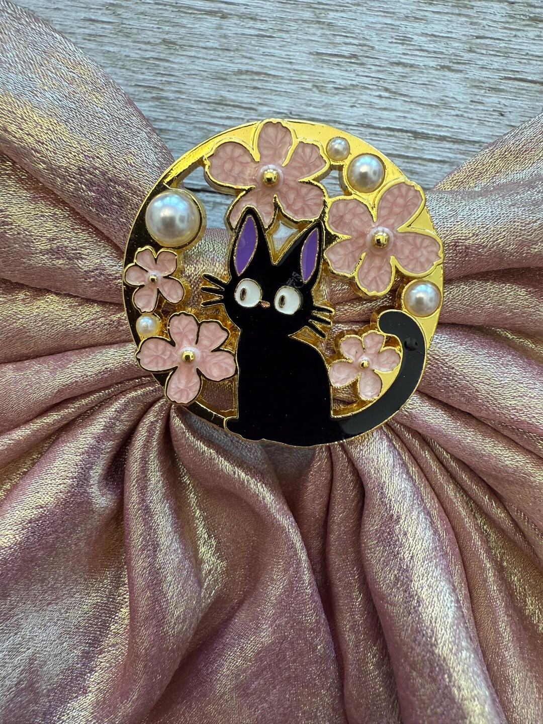 Studio Ghibli Kiki’s Delivery Servjce Jiji Bow Made With Authentic ...