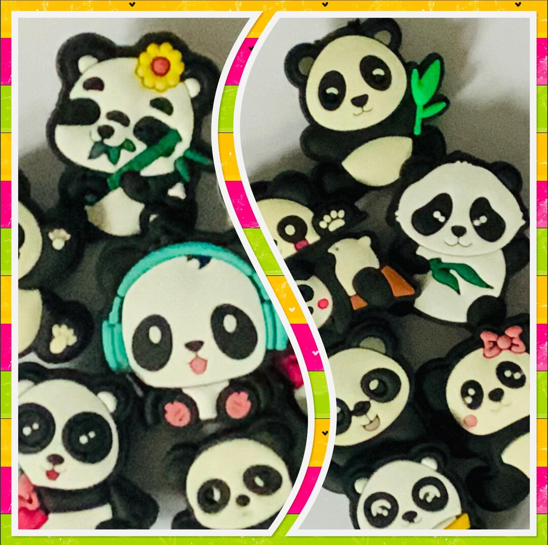 Panda Croc Charms: Shoe Jibbitz - Etsy