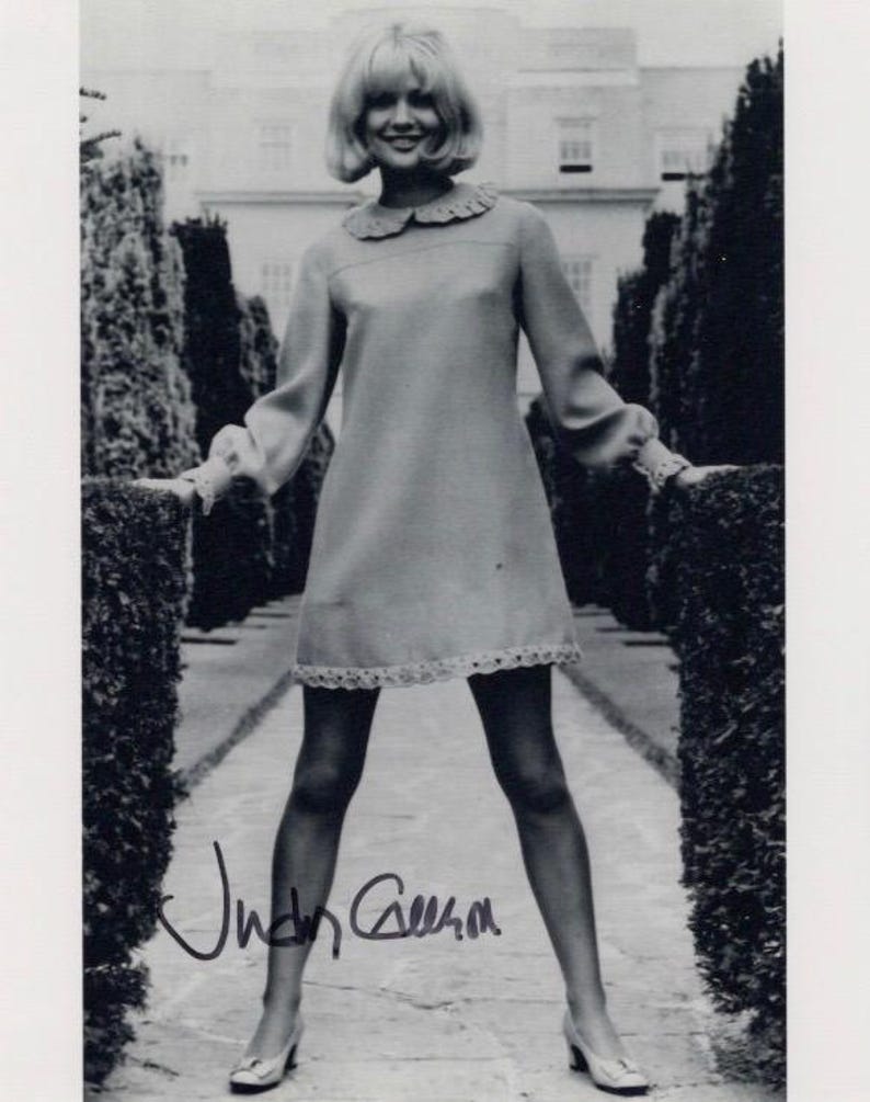 Judy Geeson Actress Who Starred in to Sir With Love in Person Signed ...