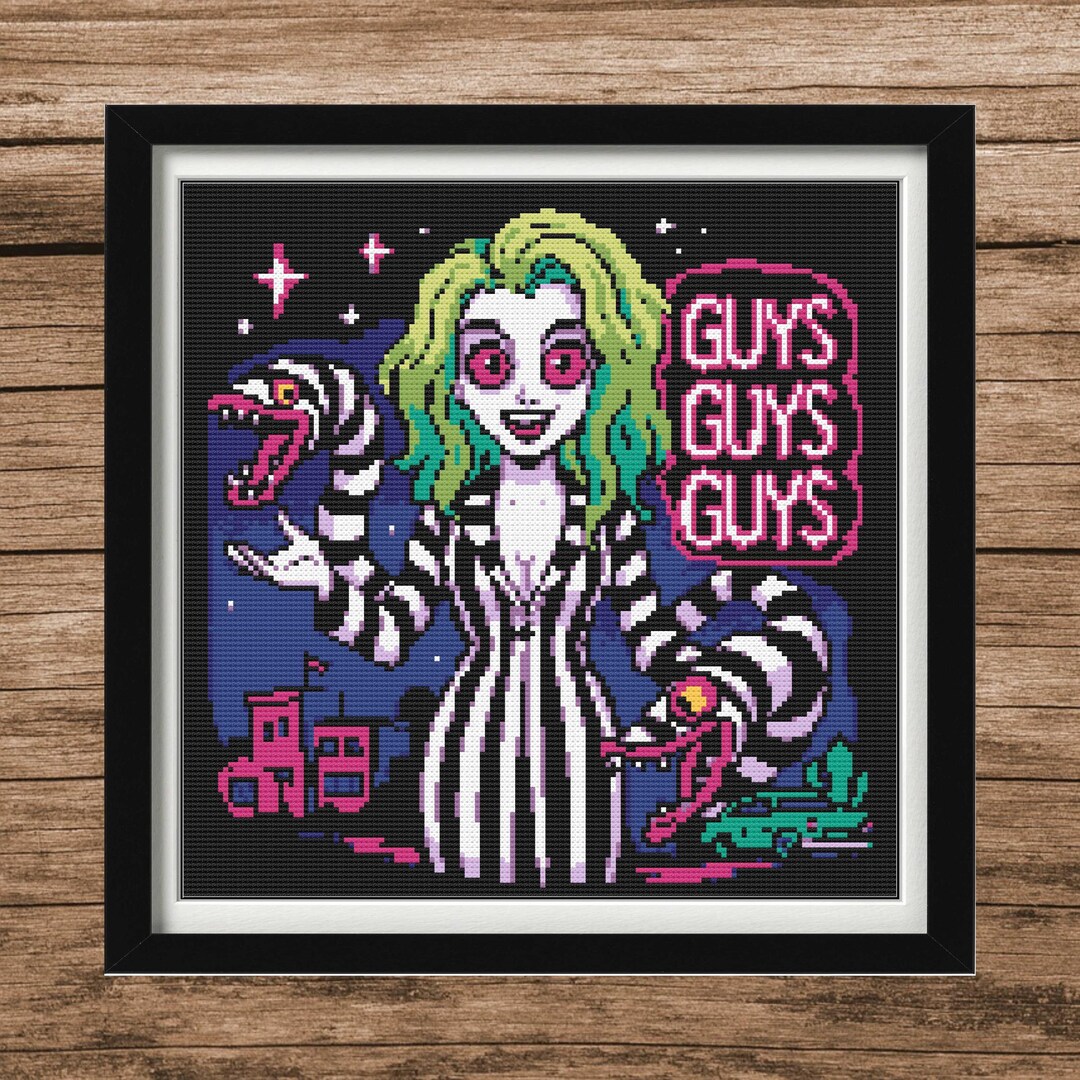 Beetlejuice, Beetle Jinx Cross Stitch Pattern | Digital Download ...