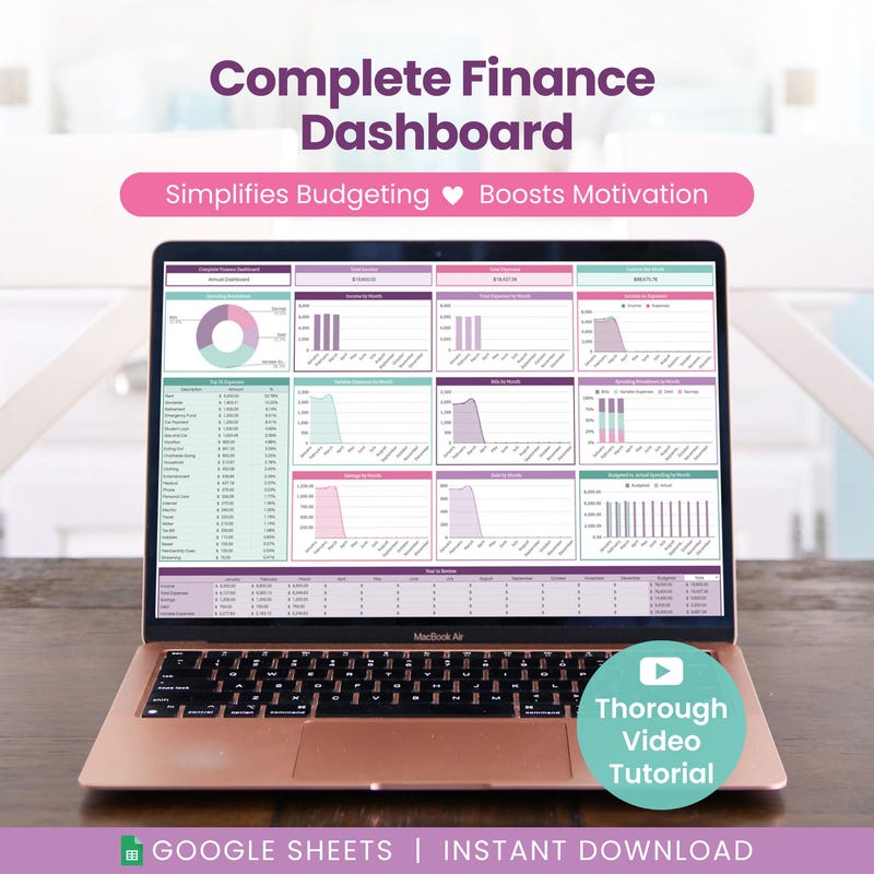 2026 Digital Budget Planner - Etsy UK