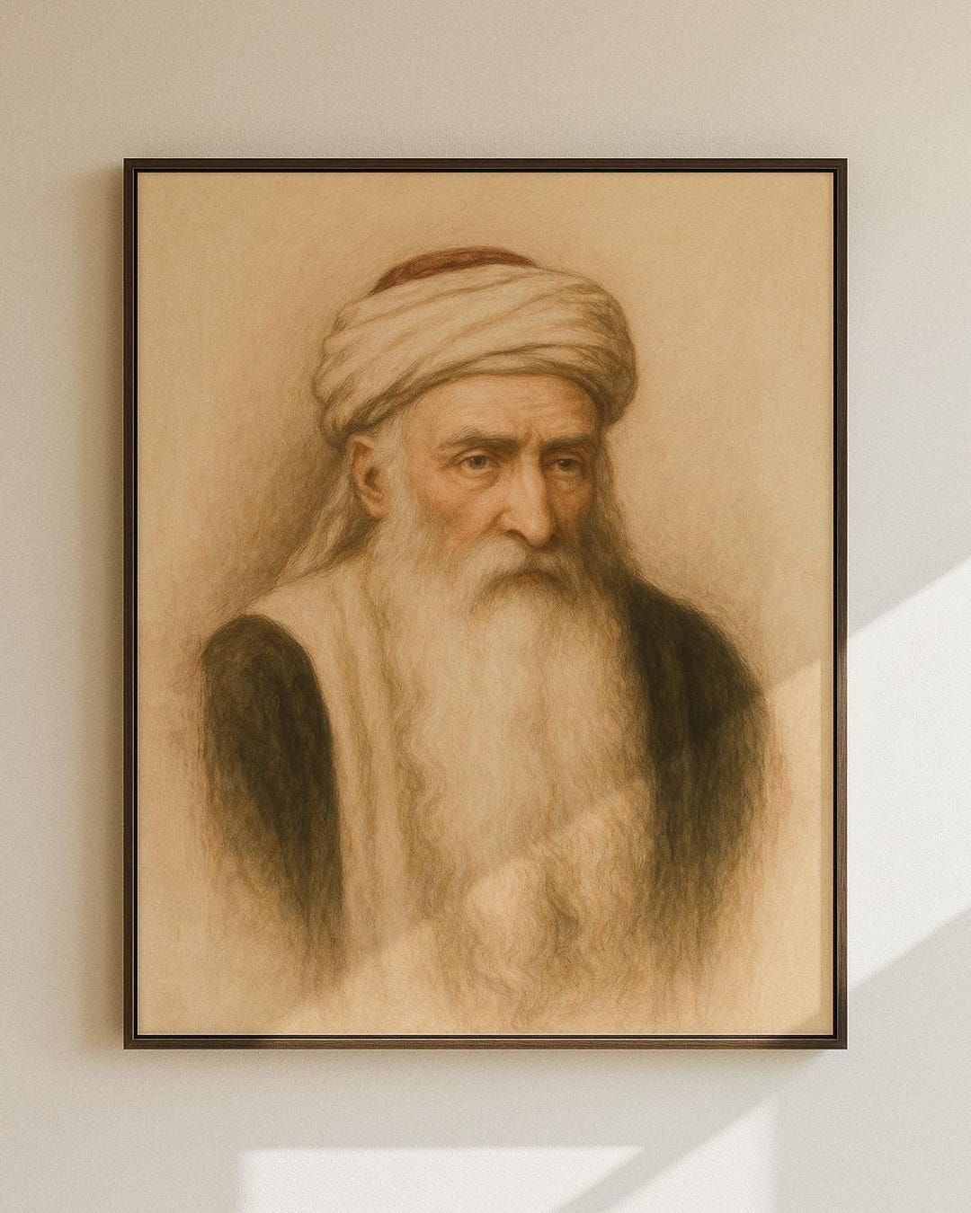 Rabbi Yosef (joseph) Caro, Rabbi Print on Canvas, Hasidic Art, Jewish ...