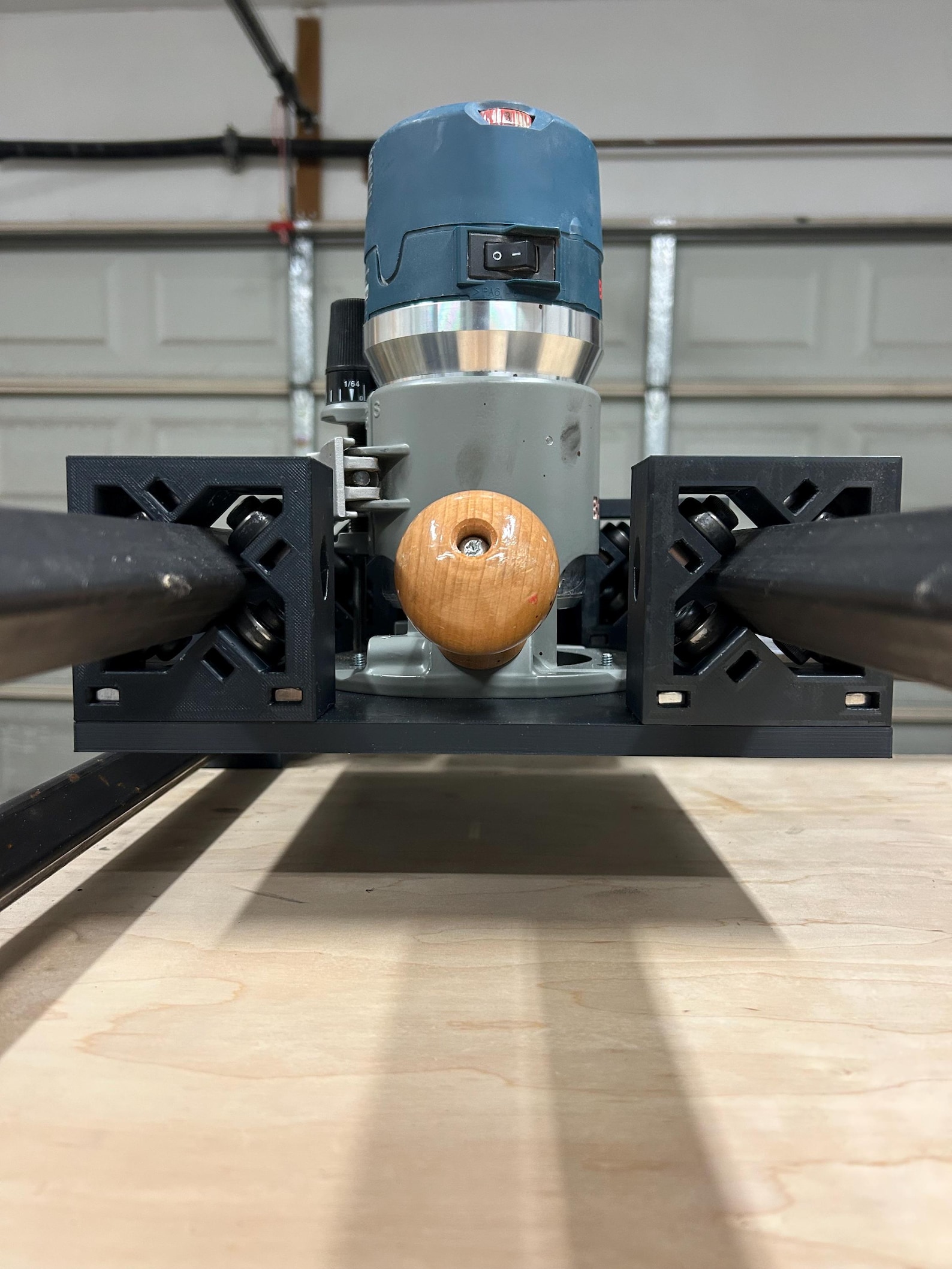 Benchtop Adjustable Wood Slab Flattening Mill Router Jig With 1"x1" Box ...