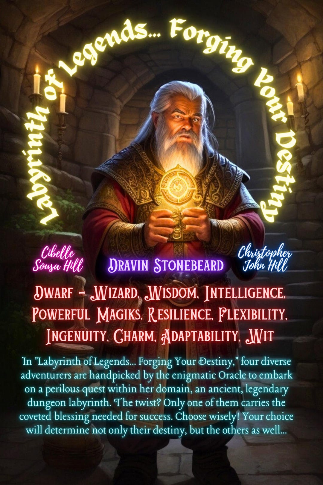 Labyrinth of Legends... Forging Your Destiny - Dravin Stonebeard - Etsy