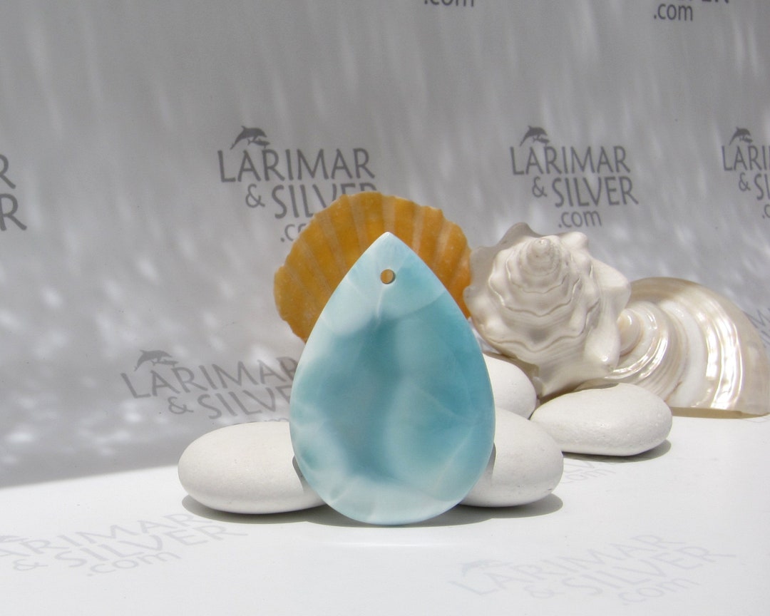 Magical Fairy Blue Bead, Lake of Frozen Souls Soft Turquoise Larimar ...