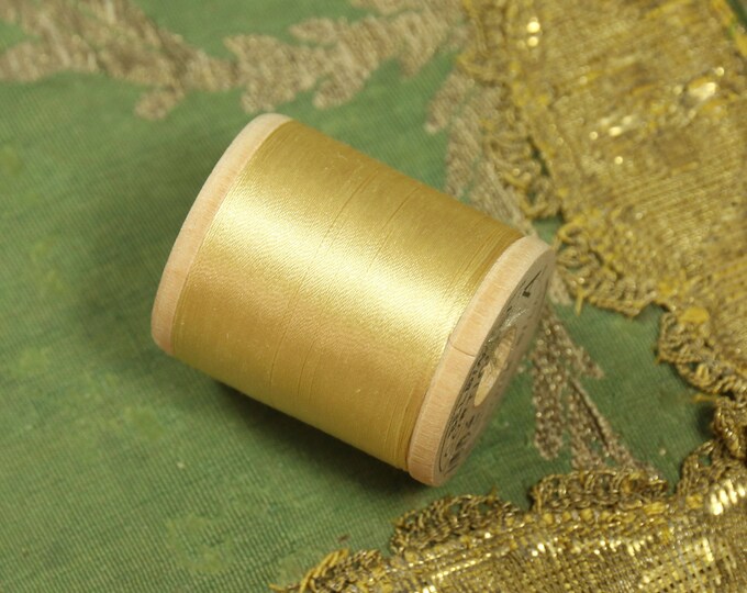 Vintage Pure Silk Thread Shade 3010 Pale Yellow Gold Unused Spool ...