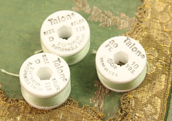 Home & Hobby Doll & Model Making 3 vintage pure silk buttonhole twist ...