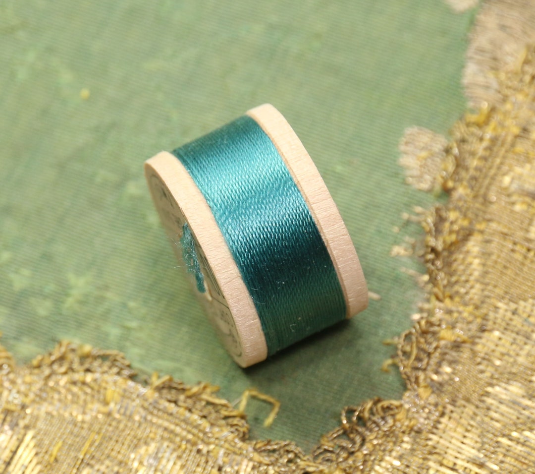 1 Spool Vintage Pure Silk Buttonhole Belding 6385 Twist Thread Spool ...