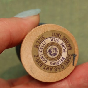 1 Large Spool Pure Silk Thread 486 Size B Bead Belding Cat Cord Jewelry ...