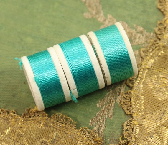 Home & Hobby Doll & Model Making 3 vintage pure silk buttonhole twist ...