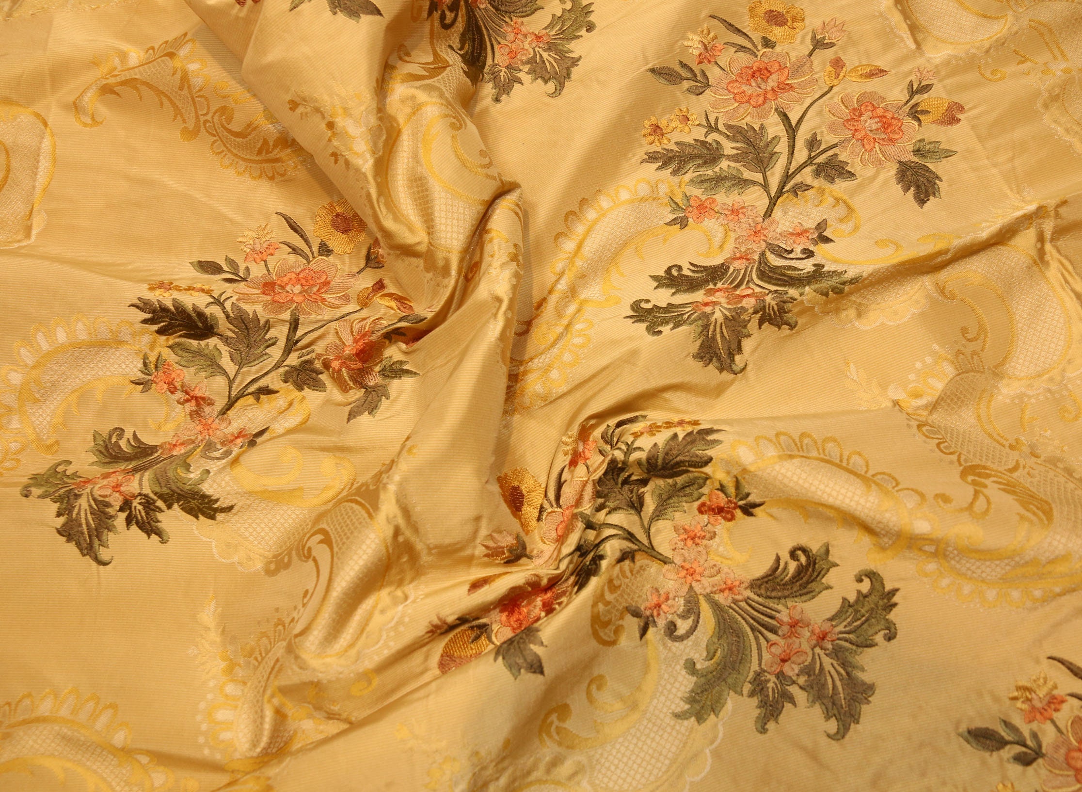 Fabulous Old World Weavers 18th C Pattern Lissandra Silk Etsy
