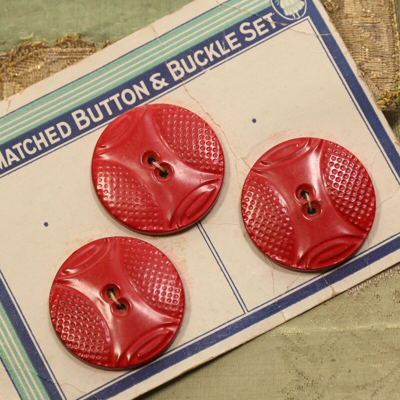 Vintage Button Cards - Etsy