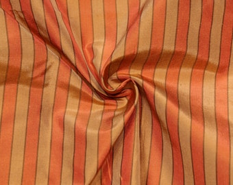 Stripe Silk Fabric | Etsy