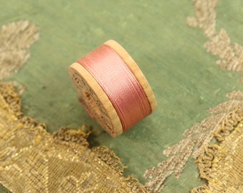 1 Vintage Pure Silk Buttonhole Twist Thread Spool 9787 Cool Green Shade ...