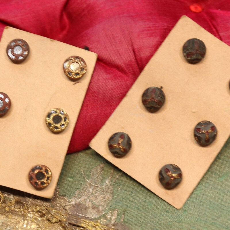 Tiny Antique Buttons - Etsy