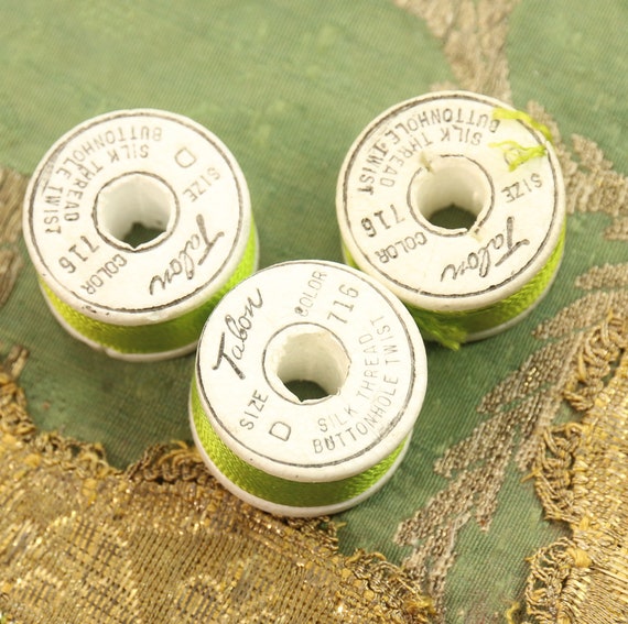 Home & Hobby Doll & Model Making 3 vintage pure silk buttonhole twist ...