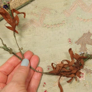 Antique Lot Vintage Lovely 1920s Blue Silk Trim Warm Aqua Poppy ...