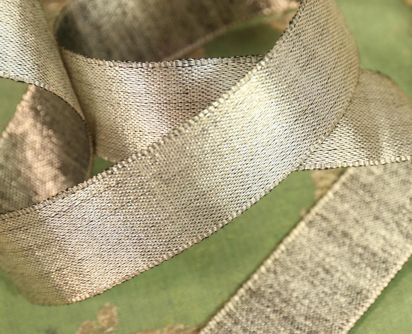 Antique French 1 Yard Metal Millinery Ribbon Silver Trim - Etsy